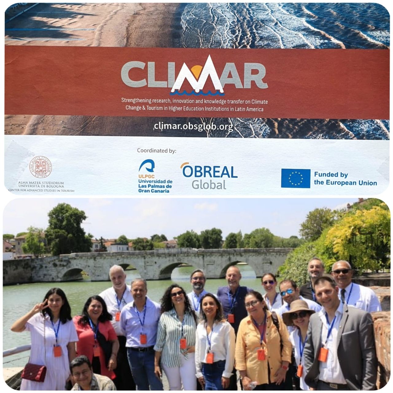 The Universitá di Bologna holds from 5 to 7 July the training "study visit to EU countries" - CLIMAR